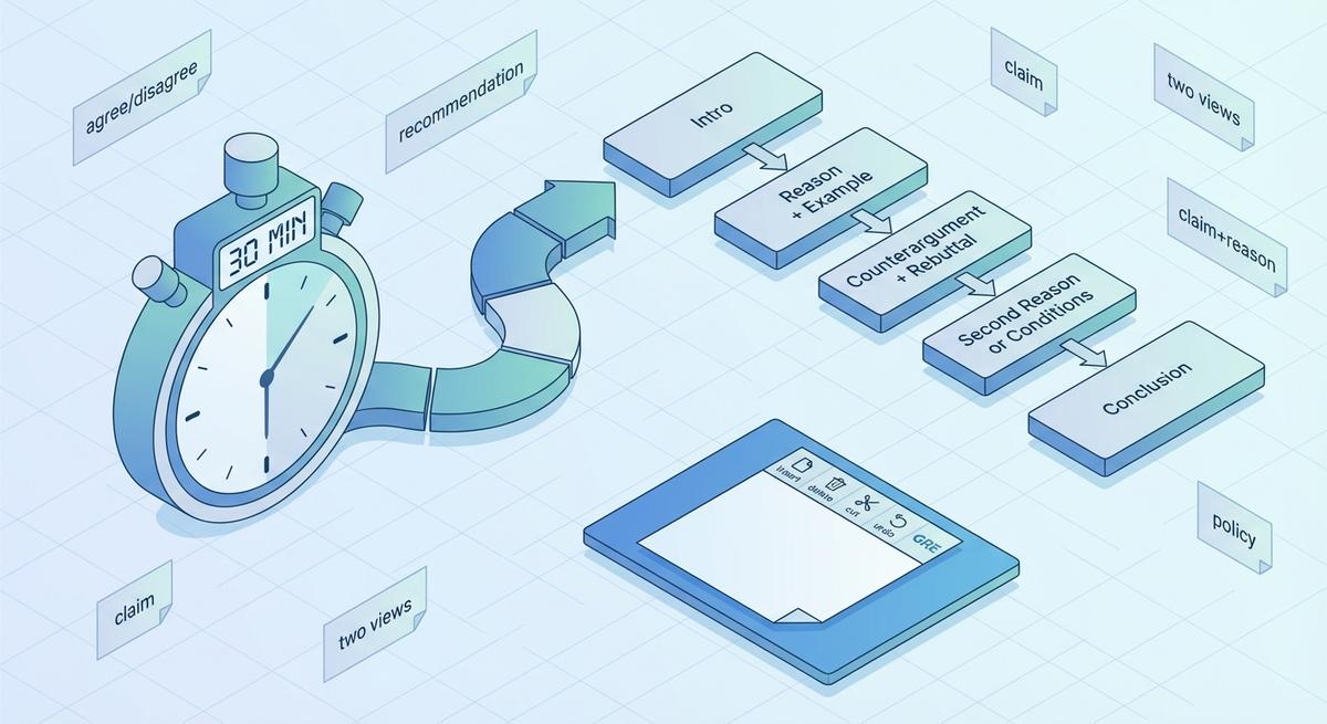 GRE Issue Essay Template: 30-Minute Outline → Clear, High-Scoring Draft